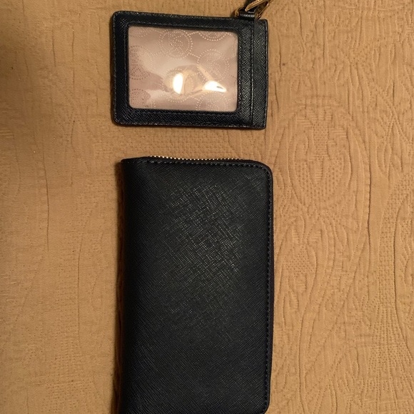 Michael Kors | Bags | Michael Kors Navy Blue Wallet Card Holder | Poshmark